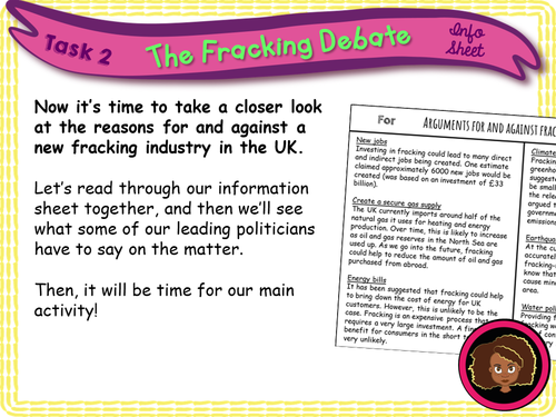 Fracking and the environment | Teaching Resources
