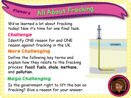 Fracking and the environment | Teaching Resources