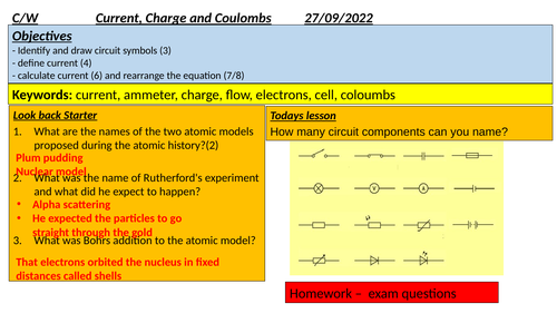 Electricity GCSE FULL UNIT | Teaching Resources Electricity GCSE FULL UNIT | Teaching Resources