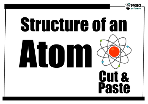Atoms Cut and Paste Activity and Word Search | Teaching Resources