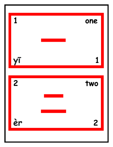 Read, Write and Say Numbers 1 to 10 in CHINESE | Teaching Resources