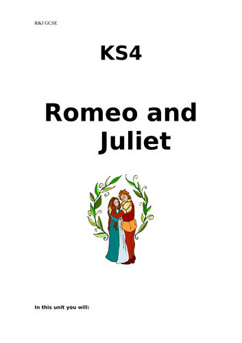 Romeo and Juliet booklet | Teaching Resources