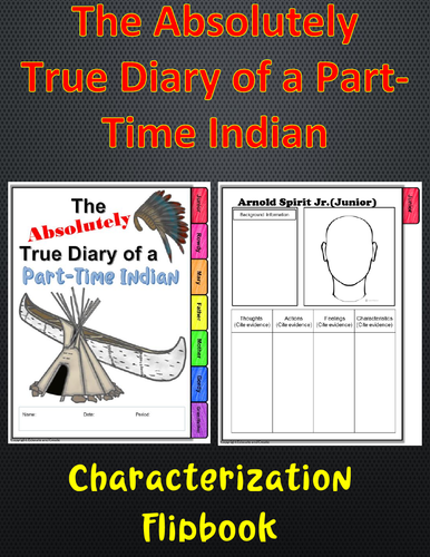The Absolutely True Diary of a Part-Time Indian Characterization Flip ...