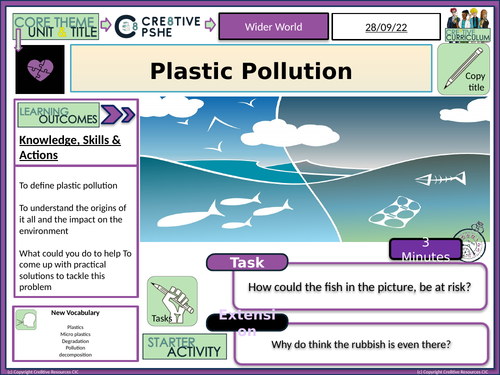 Plastic Pollution + Recycling - PSHE | Teaching Resources
