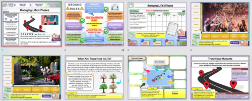 Managing Life Phases + Challenges. Goal setting | Teaching Resources