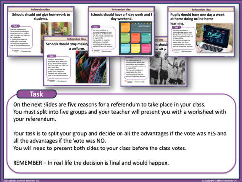 Referendums + Politics | Teaching Resources