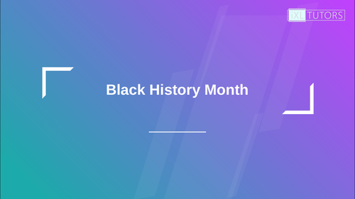 Black History month lesson | Teaching Resources