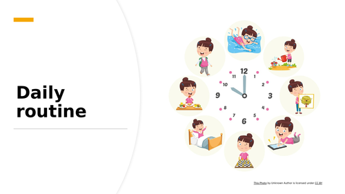 Daily Routine PPT YL ESL | Teaching Resources