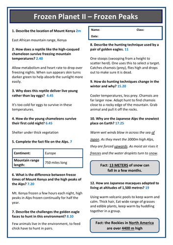 Frozen Planet 2 | Teaching Resources