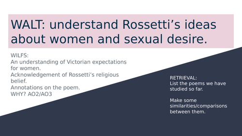 Rossetti Souer Louise | Teaching Resources