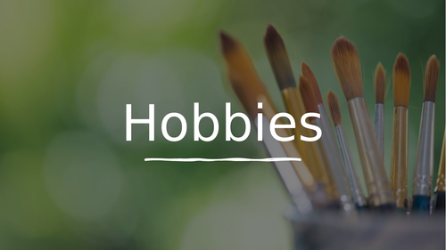 Hobbies A1/A2 ESL PPT | Teaching Resources