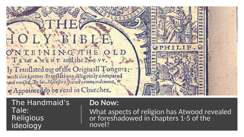The Handmaid's Tale full SOW - AQA English Literature A-Level ...