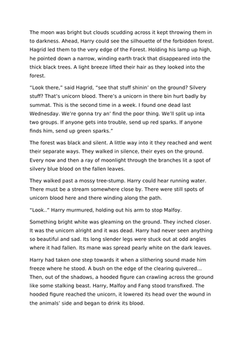 Narrative unit of work Harry Potter year 5 | Teaching Resources