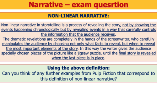 [eduqas] Pulp Fiction - Experimental Narrative complete lesson ...