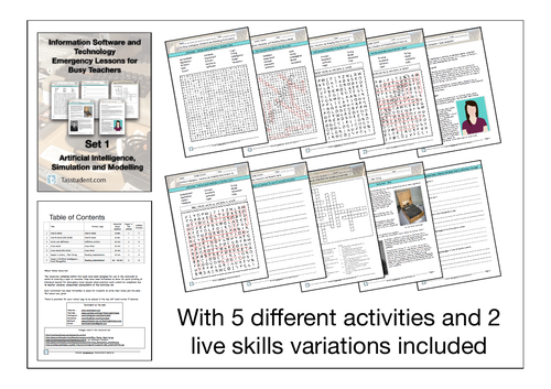 Computer Lessons - Set 1 - Artificial Intelligence, Simulation and ...