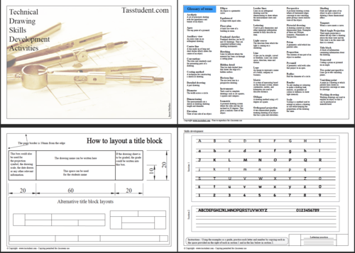 Technical Drawing and Graphics - Set 7 "Skills Development" | Teaching ...