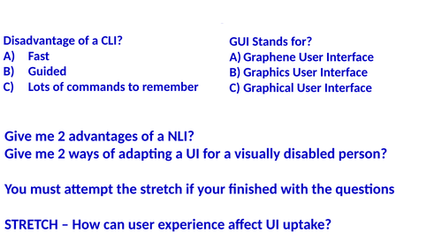 DIT Theory A1-A4 | Teaching Resources