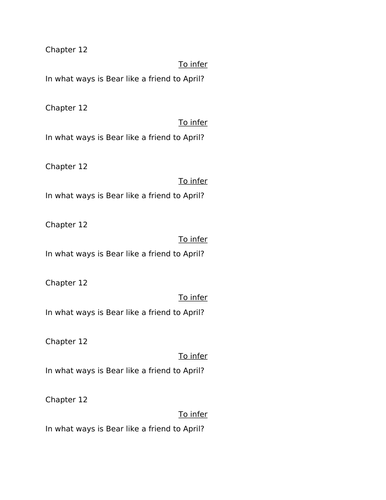 The Last Bear Complete Reading Unit (28 fully resourced lessons ...