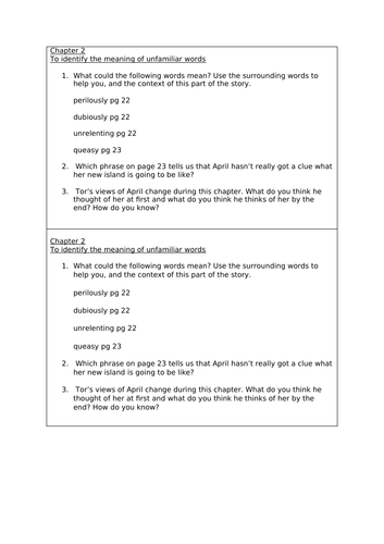 The Last Bear Complete Reading Unit (28 fully resourced lessons ...