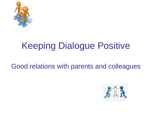 Keeping Dialogue Positive | Teaching Resources