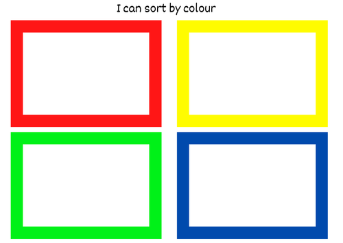 Colour Sorting | Teaching Resources