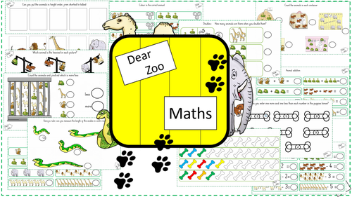 Dear Zoo Maths Resources | Teaching Resources