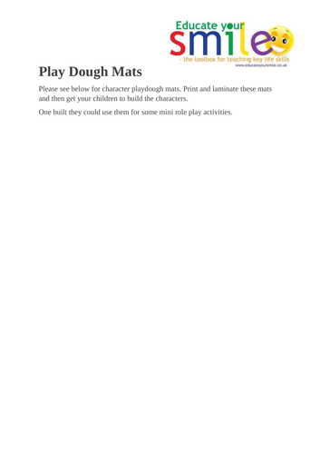 Play Dough Mats | Teaching Resources