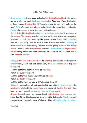 Little Red Riding Hood Story Map | Teaching Resources