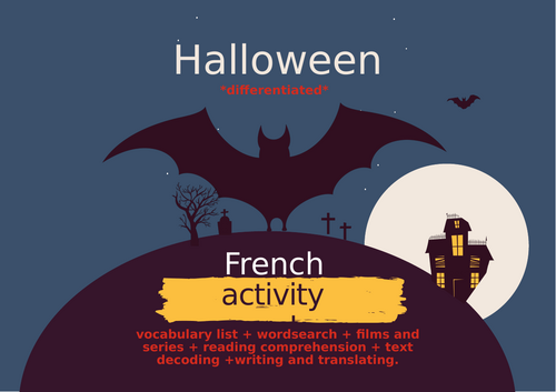 French Halloween Activity Pack | Teaching Resources