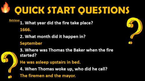 The Great Fire of London Poem - KS1 Whole Class Reading Session ...