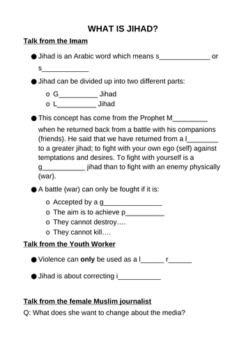 KS3 Islam - Complete unit of work! | Teaching Resources