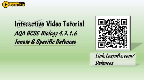 Video Tutorial with Notes Template - Innate & Specific Defences ...