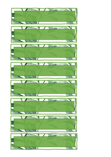 Eucalyptus name and stationary labels | Teaching Resources