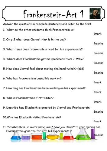 KS3 SOW - Phillip Pullman's Frankenstein | Teaching Resources