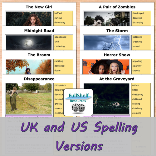 Creative Writing Scary Mystery Story Prompts | Teaching Resources