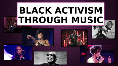 Black History Month: Black Activism in Music | Teaching Resources