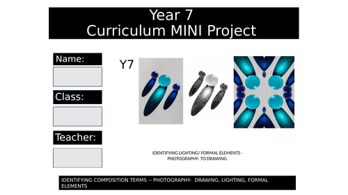 Year 7 Photography Mini Project | Teaching Resources