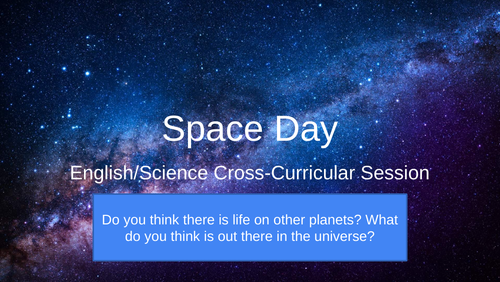 English/Science Cross-Curricular Lesson | Teaching Resources