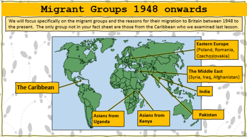 Migrants in Britain - Modern Migration Asia Africa & Europe - GCSE ...