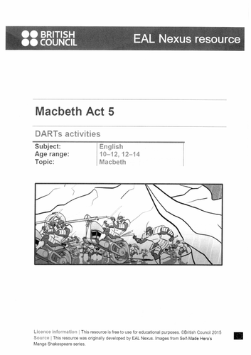 KS4 AQA GCSE SOW - Macbeth | Teaching Resources