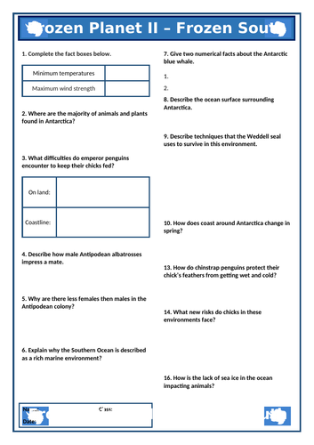 Frozen Planet 2 | Teaching Resources