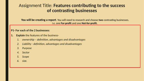 BTEC Level 3 Business, Unit 1 Assignment 1 Checklist | Teaching Resources BTEC Level 3 Business, Unit 1 Assignment 1 Checklist | Teaching Resources