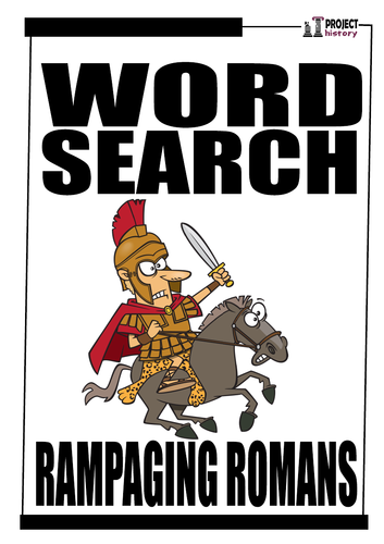 Ancient Rome [Rampaging Romans] Word Search | Teaching Resources