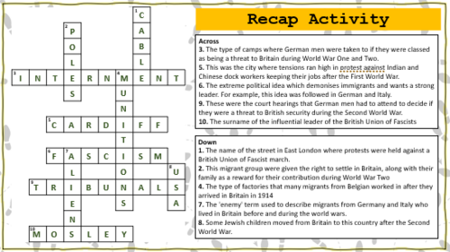 Migrants in Britain - War Time Immigrant Experiences - GCSE Edexcel ...