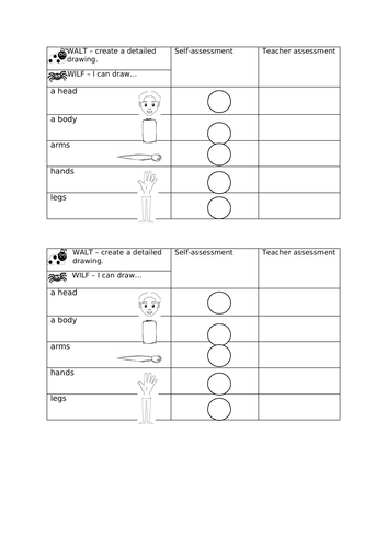 Early Years Writing Assessments (drawing) | Teaching Resources