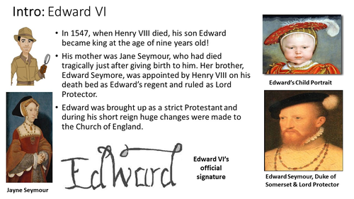 Religious Reforms of Edward VI | Teaching Resources
