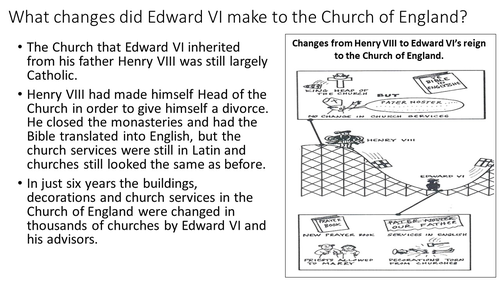 Religious Reforms of Edward VI | Teaching Resources