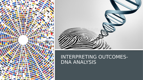 Forensic Genetics PowerPoints and Worksheets- learning aims a-d ...