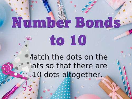 Maths - Number bonds to 10 PPTs | Teaching Resources