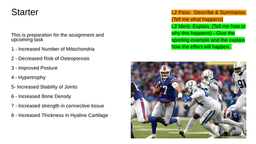 Level 2 Sport - Sports Performer in Action | Teaching Resources